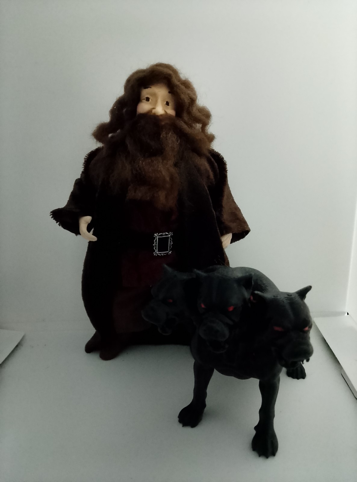 Dolls House Miniature Polymer Clay Hagride And Fluffy 1-12TH | eBay UK