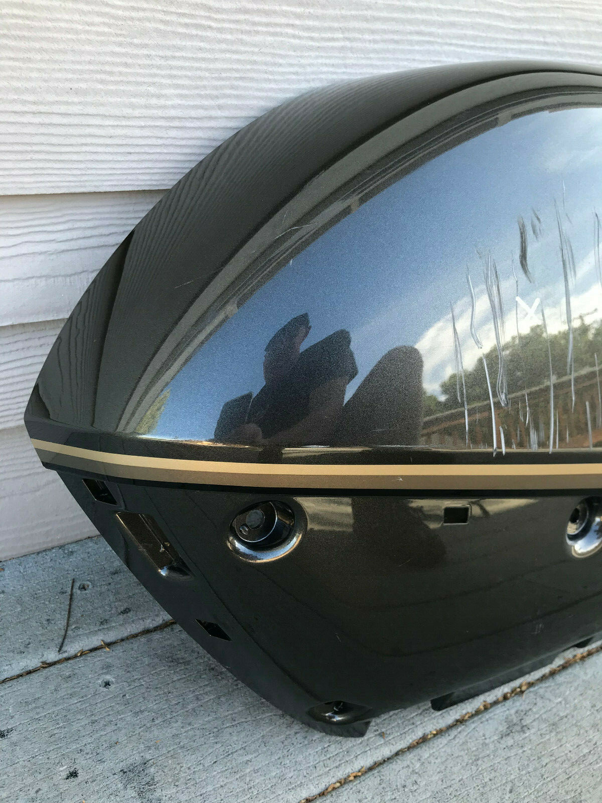 Honda GL1800 Goldwing Saddlebag Cover L/H 2012-17 Met Silver P/N 81421 ...