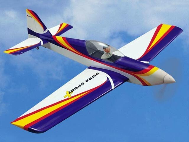 Great Planes Model Airplane Plans (RC): ULTRA SPORT+ 40 58½" for .40 ...