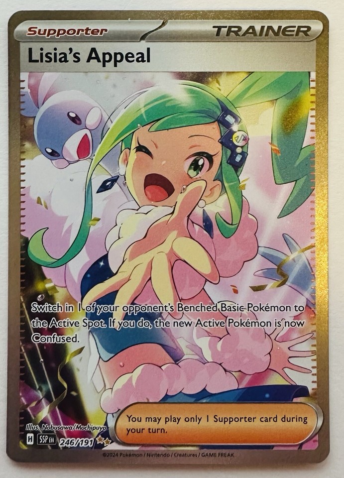 Pokemon Surging Sparks Lisia’s Appeal 246/191 SIR Alt Art | eBay