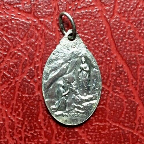 Christian Sanctuary St. Mary of Our Lady of Lourdes pray for us silver medal | eBay