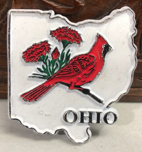 Ohio Cardinal Rubber Collectible Refrigerator Tourist Magnet | eBay