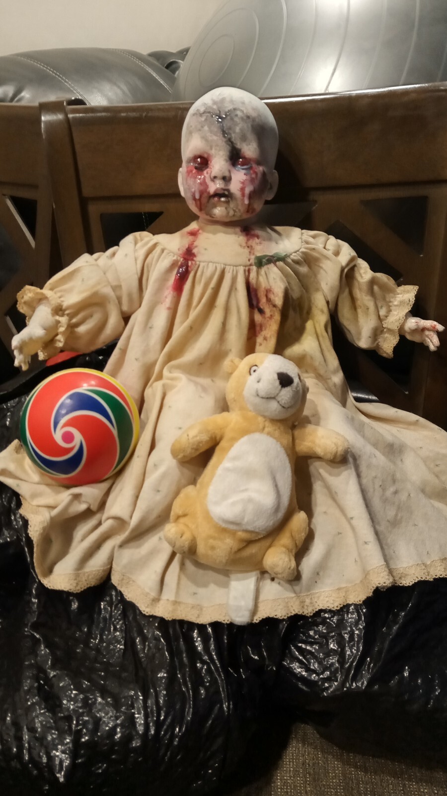 creepy doll horror Gore zombie demon scary Halloween prop dark oddities ...