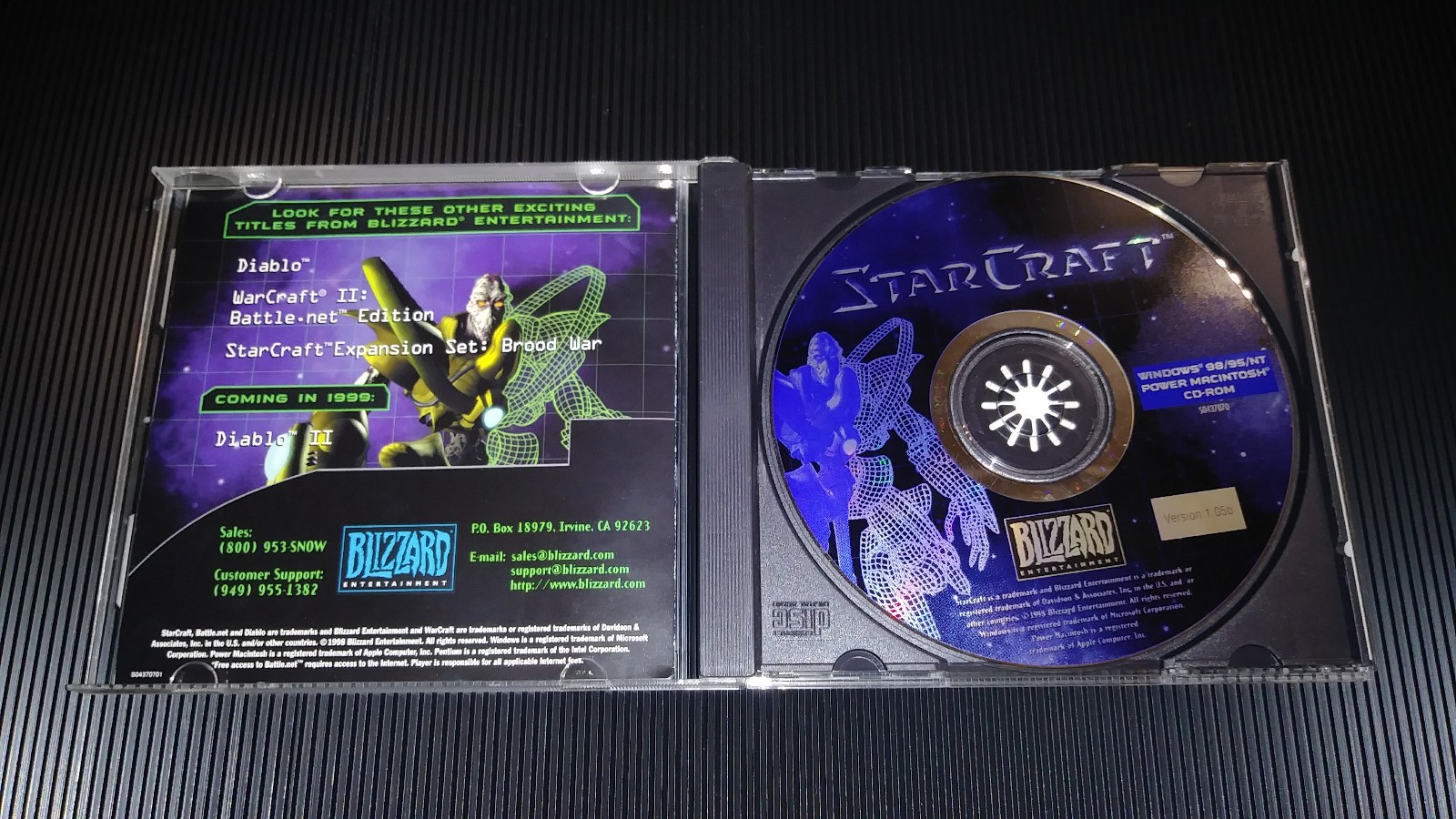 Starcraft (PC CD-ROM Game,1998) Blizzard Entertainment. | eBay