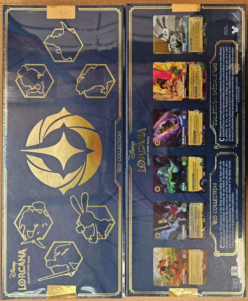 Disney D23 Collection Lorcana Card Box Set 2024 Exclusive D23 Promo Set ...