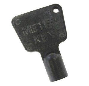 GAS ELECTRIC METER METRE WHITE BOX UTILITY KEY CUPBOARD LOCK TRIANGLE ...