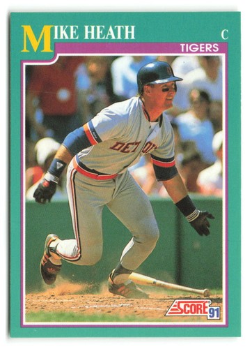 1991 Score Mike Heath #112 Detroit Tigers BASEBALL Card | eBay