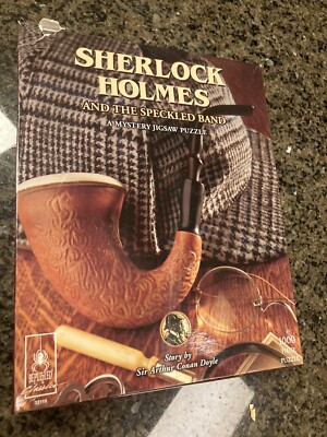 SHERLOCK HOLMES and The SPECKLED BAND A Mystery Jigsaw Puzzle 1000 Pc ...