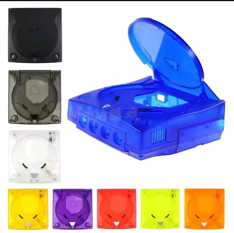 SEGA DREAMCAST DC Black Smoke Clear Replacement Console Shell | eBay