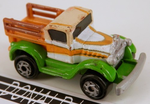 Micro Machines Ford Model T Pickup Truck White w/Green Fenders RARE | eBay