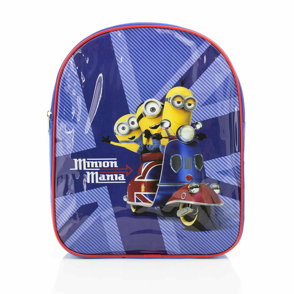 Official Despicable Me Minion Mania Moped Union Jack Backpack Rucksack ...