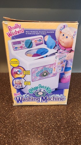 Vintage Cabbage Patch Kids Washing Machine Original Box 1992 Collector ...