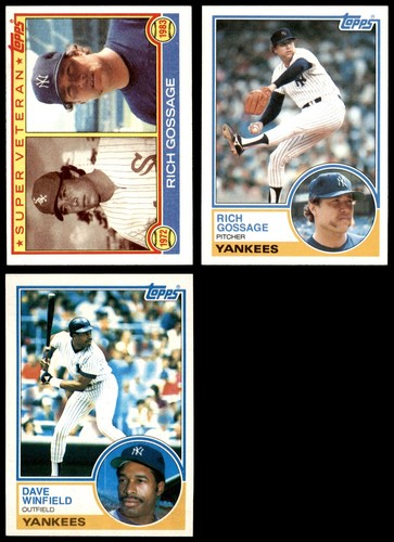1983 Topps New York Yankees Team Set 7.5 - NM+ | eBay