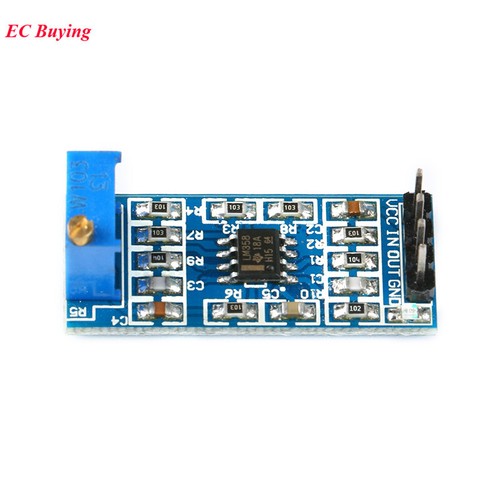 LM358 100 Times Gain Signal Amplification Board Operational Amplifier ...
