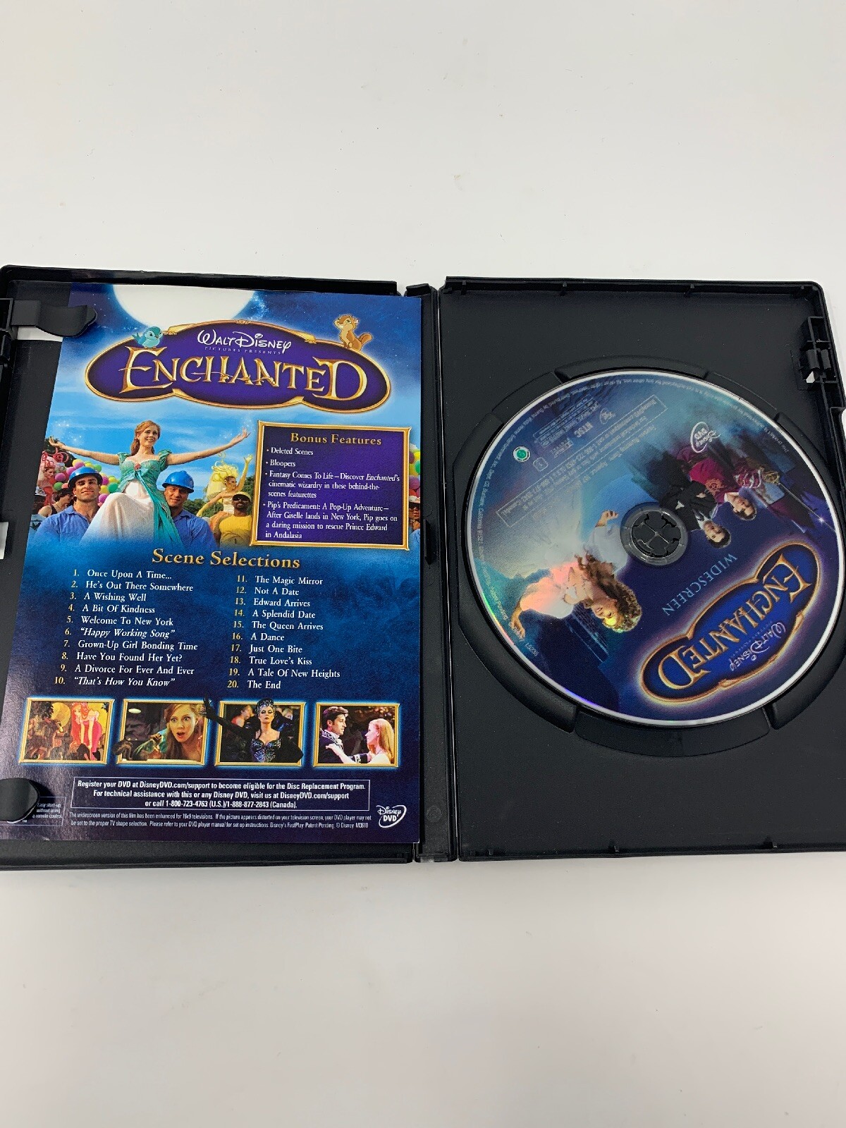 Enchanted - Widescreen Edition (DVD) : Walt Disney Video CD ...