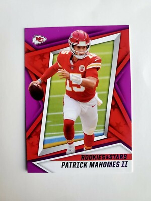 2021 Panini Rookies & Stars Patrick Mahomes #68 Purple Parallel CHIEFS ...