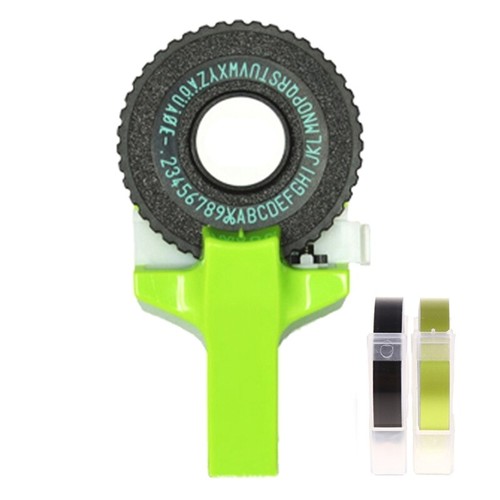 Handy Label Printer Multiple Colors Mini Label Printer for w/ 2 Tapes ...