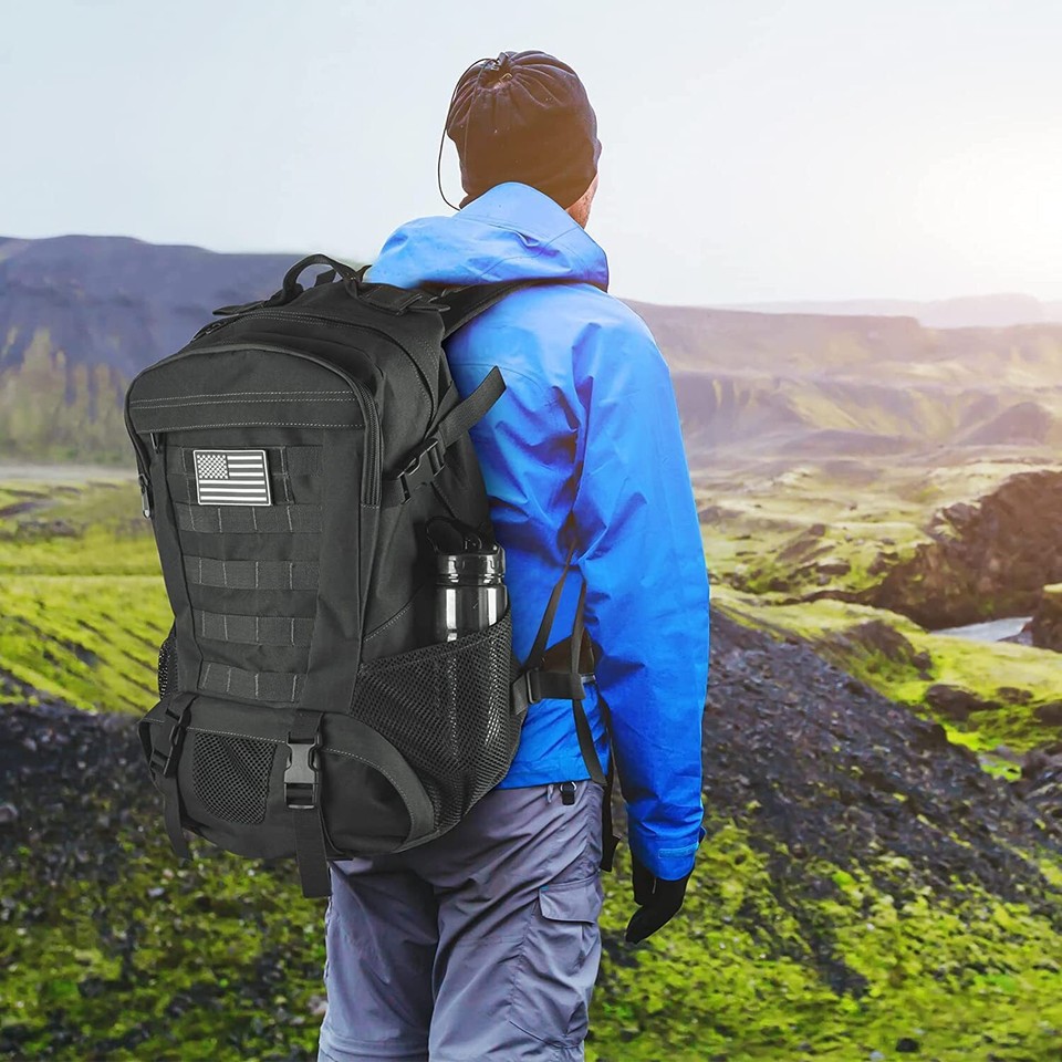 Men Women 17.3'' Backpack Bookbag For School Travel Laptop Rucksack Zip ...