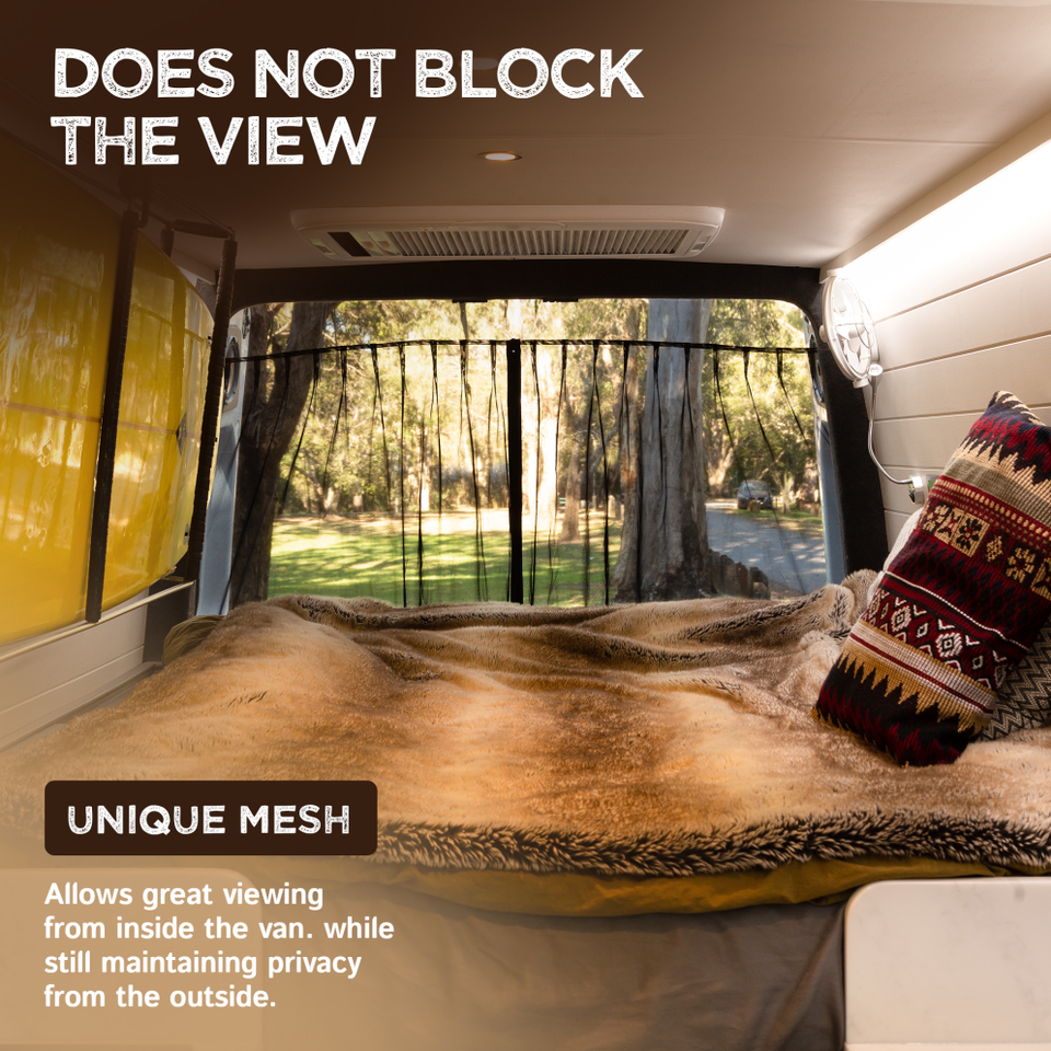 Magnetic Fly Screen for Standard Roof Camper Van Bug Mesh Mosquito Net ...