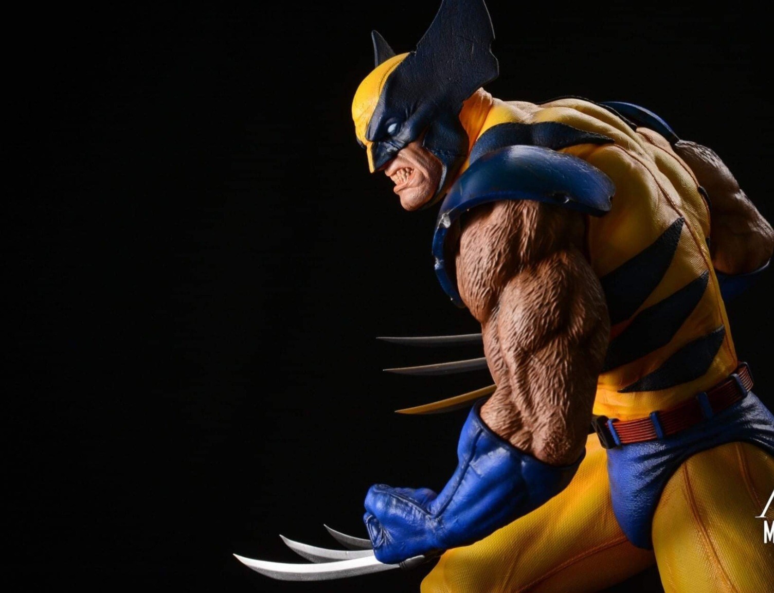 Custom Fan Art Wolverine 1:4 Statue Sabertooth + Sideshow Book | eBay