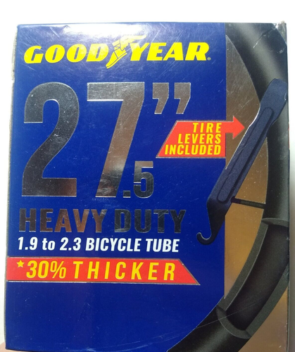 Goodyear 27.5" x 1.9-2.3 Heavy Duty Bicycle Inner Tube & Tire Levers 30 ...