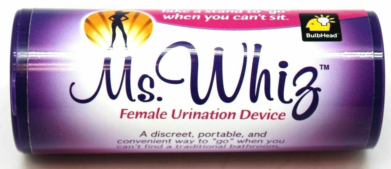 Ms. Whiz Portable Female Urination Device Discreet Reusable & No-Sit ...