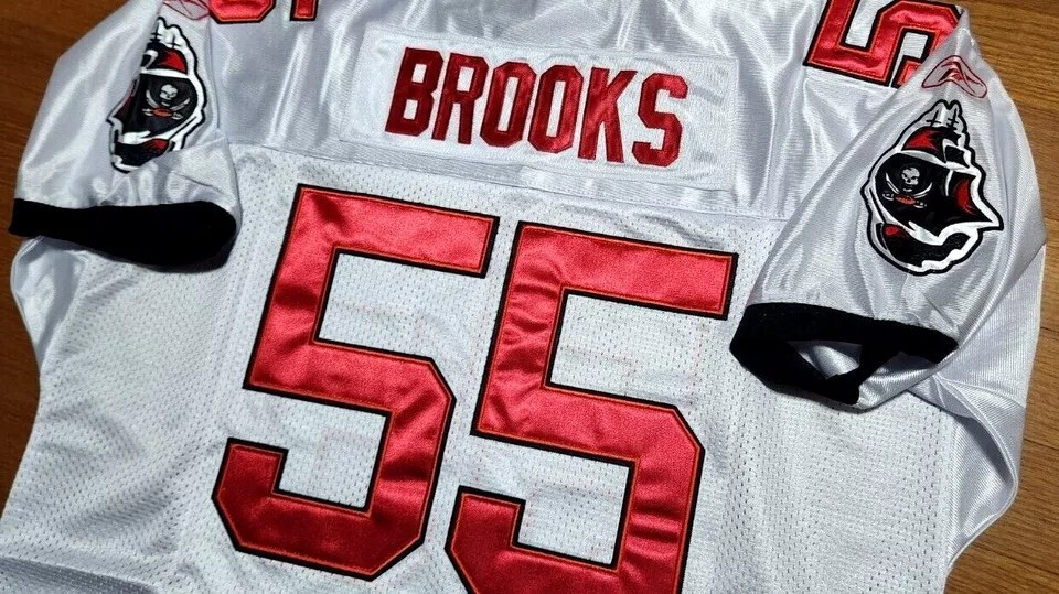 Derrick Brooks #55 Tampa Bay Buccaneers Throwback 2 Patch Spec ED ...