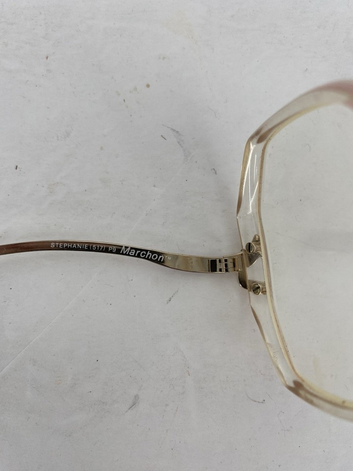 Marchon Marcolin Stephanie Vintage Pink Butterfly Eye Glass Frames Only ...