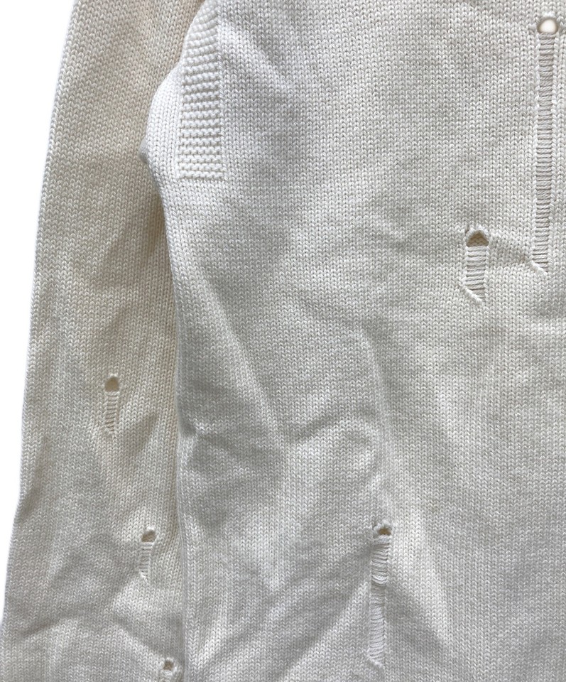 FRED PERRY/ Casely-Hayford Crushed Knit, Ivory, Size: M | eBay UK