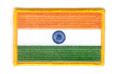 INDIA FLAG PATCH PATCHES BADGE IRON ON NEW EMBROIDERED | eBay