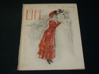 1905 JANUARY 5 LIFE MAGAZINE - NEW YEAR NUMBER - NICE ILLUSTRATIONS - B ...