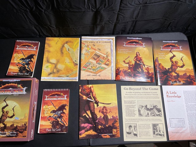 Advanced Dungeons and Dragons 2nd Edition Dark Sun Boxed Set (Hardcover ...