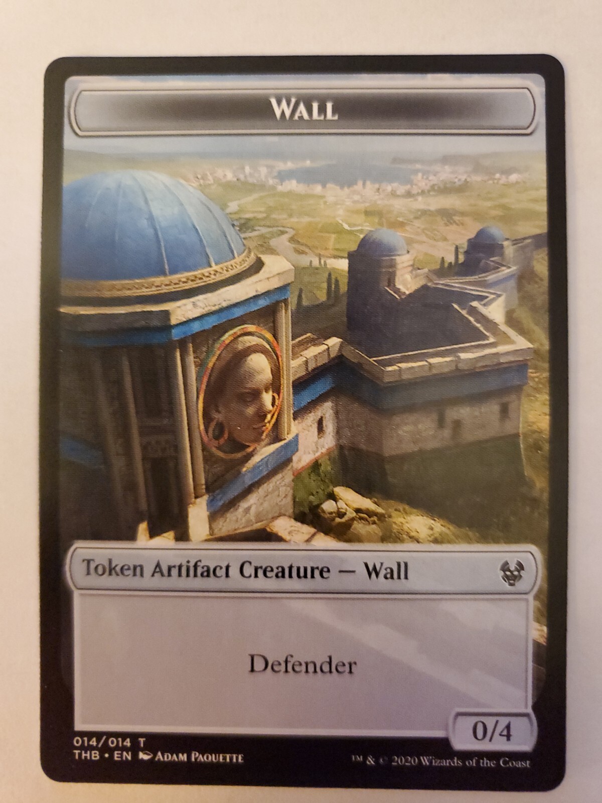 MTG Magic The Gathering Card WALL Token Artifact Creature Wall 2020 | eBay