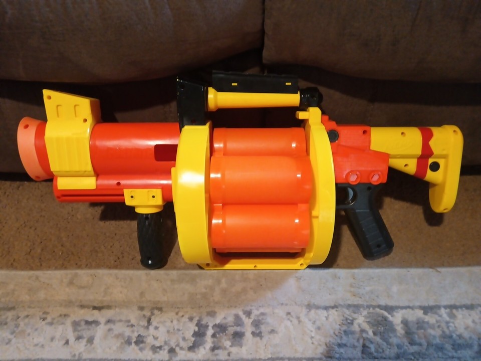 Nerf Gun Fortnite GL Blaster Grenade Launcher Boy's Toy Gun Gift Kid No ...