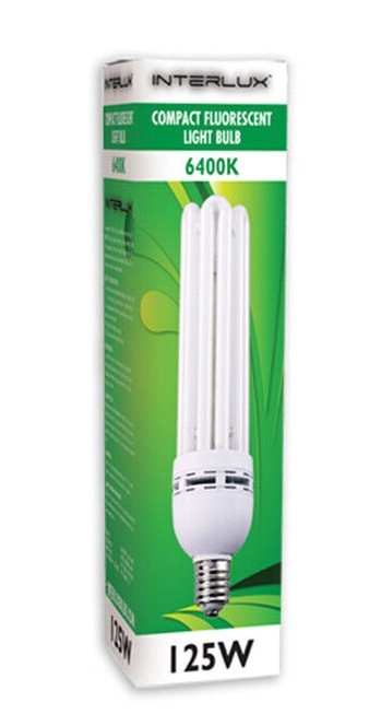 Interlux Compact Fluorescent Grow Lamps - 125 & 200 Watts - 6400k FOR ...