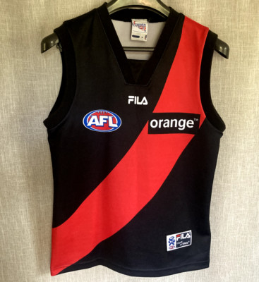 Vintage Essendon Bombers jumper/guernsey M/Medium FILA 2001-2002 | eBay
