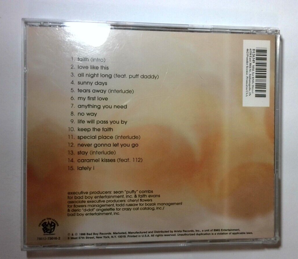 Faith Evans, Keep the Faith [USED CD] | eBay