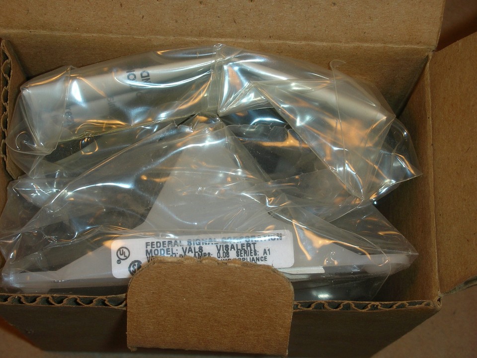 FEDERAL SIGNAL VISALERT VALS-024C Warning Light Strobe Tube Clear Bulb ...