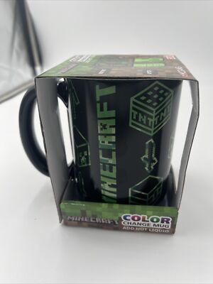 Minecraft Color Change Mug 15oz Brand New in Box Video game merch | eBay