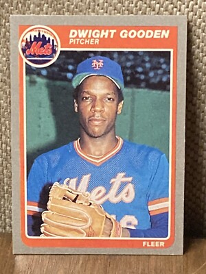 1985 Fleer Dwight Gooden Rookie Card RC #82 Mets | eBay