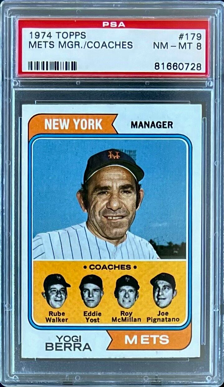 1974 Topps - #179 Yogi Berra, Roy McMillan for sale online | eBay