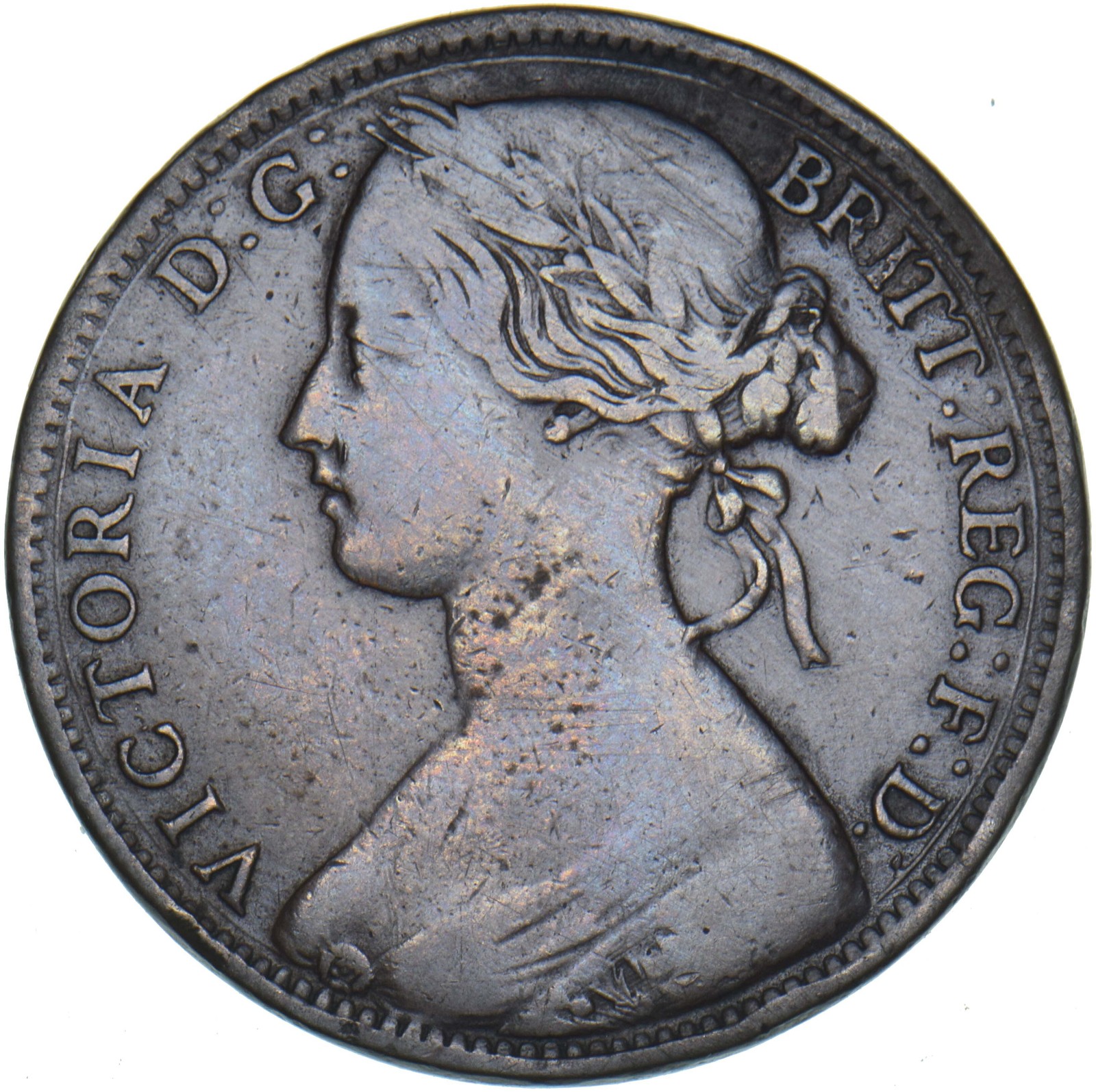 1860 Penny (F17 6+D R13) - Victoria British Bronze Coin | eBay UK
