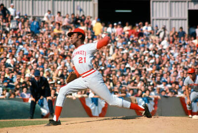 Tom Hall Of The Cincinnati Reds 1973 Old Baseball Photo | eBay