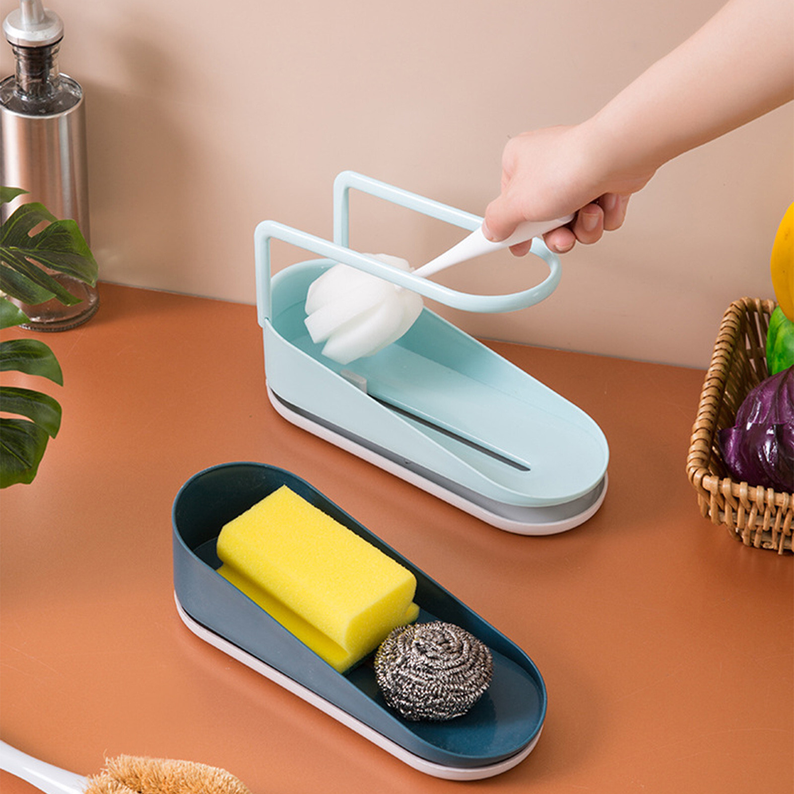 Detachable Kitchen Wiping Arrangement Rack Easy To Clean Kitchen Shelf ...