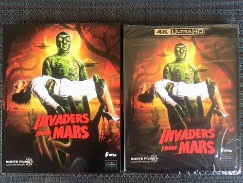 INVADERS FROM MARS-1953 (4K Ultra HD) W/ Rare Slipcover & Special ...