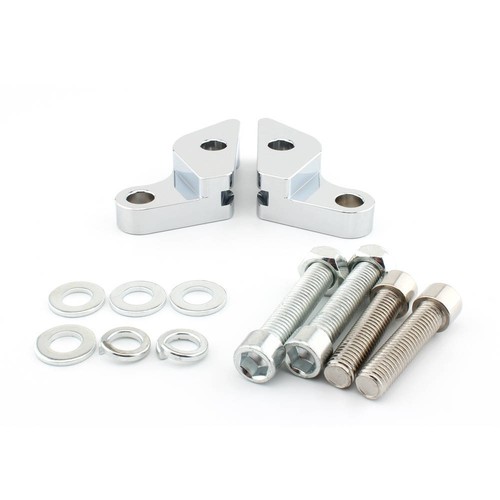 Chrome 1" Rear Shock Lowering Kit For Harley VROD VRSC 02-17 Night Rod ...