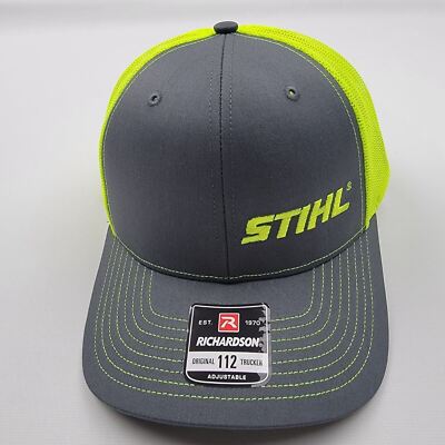 Richardson 112 Stihl Mesh Snapback Embroidered Hat Cap | eBay