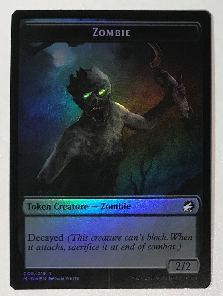 *foil ZOMBIE / INSECT 005 / 009 Innistrad Midnight Hunt MTG Magic NM | eBay