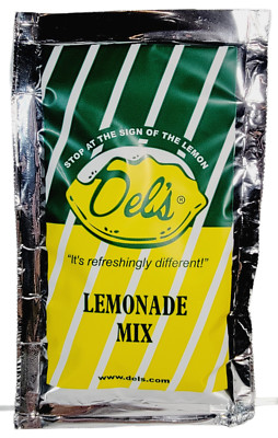 Del's Lemonade All Natural Dry Lemonade Mix 2oz Bag Free Shipping | eBay