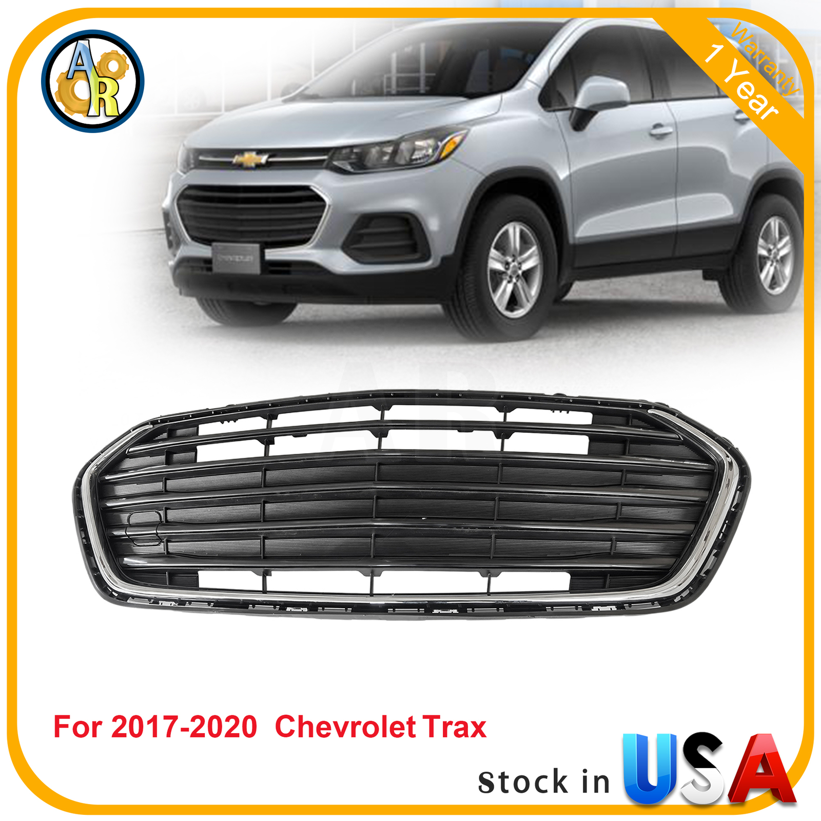 Front Bumper Lower Grill Grille For Chevrolet Trax 2017 2018-2020 1.4L ...